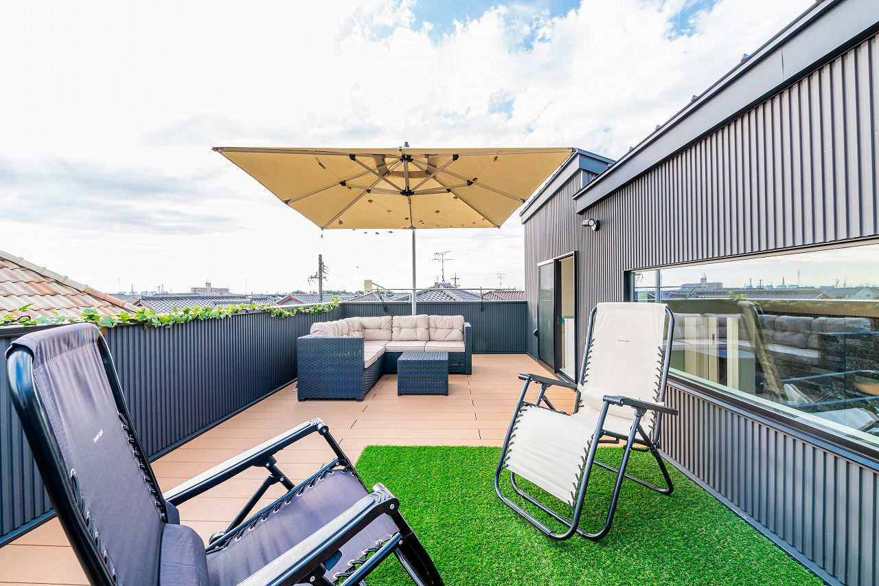 【SUUMO】 【愛知県/ロフト/間取り図】屋上バルコニーでBBQ！仲良し2世帯6人で住むインナーガレージのある2階建て - アーキテックスグループ ライフスタイルセンター岡崎の建築実例詳細 ...