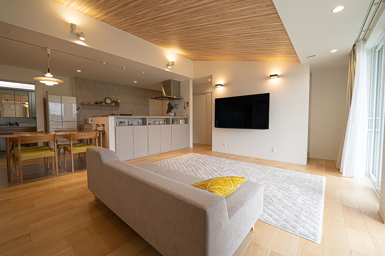 【SUUMO】 【3000万円～3499万円／平屋／家事動線／収納充実】家族それぞれのプライベートも尊重する平屋 - DAIKO / 大廣建設 の建築実例詳細 | 注文住宅