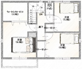 【SUUMO】 【本体価格1600万円/3LDK/延床28坪コンパクト/狭小29坪/間取り図】南欧風＆ナチュラルテイストの上質住宅 - 秀光ビルド 住まいづくり館～堺～の建築実例詳細 | 注文住宅
