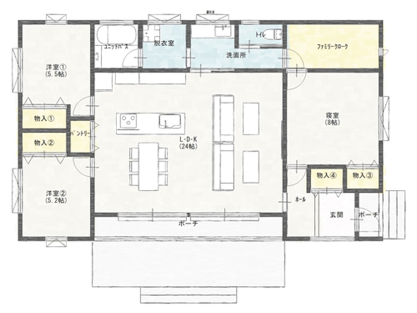 【SUUMO】 【31坪/平屋】高い天井の大空間LDKでのびのび暮らす31坪の平屋 - エイ・ワン(A-1 home) の建築実例詳細 | 注文住宅
