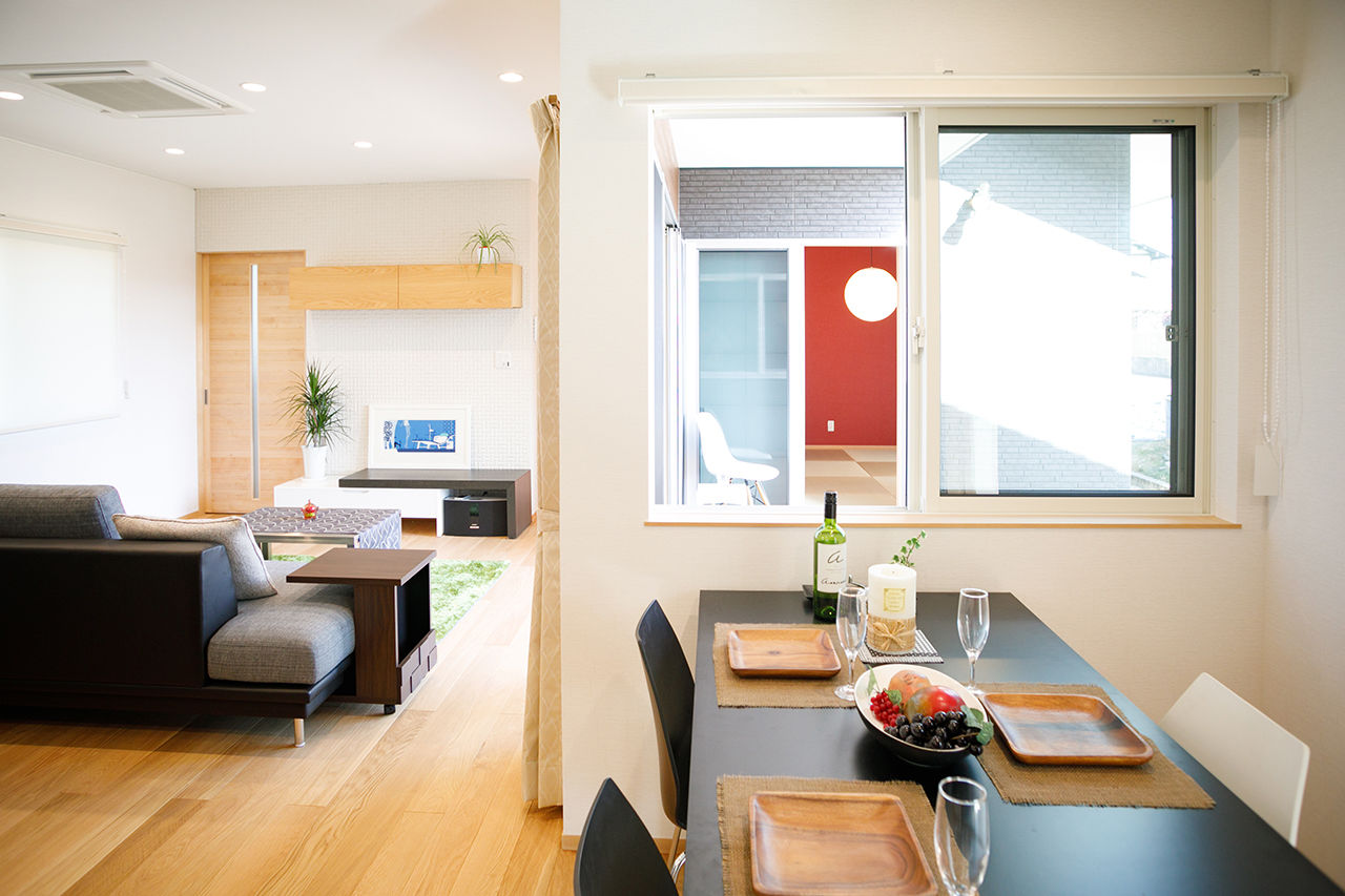 【SUUMO】 【福井県越前市/2800万円/57.4坪/4LDK/ZEH】中庭を囲み、家族のつながりを感じられるZEH住宅 - タナベ住建 の建築実例詳細 | 注文住宅