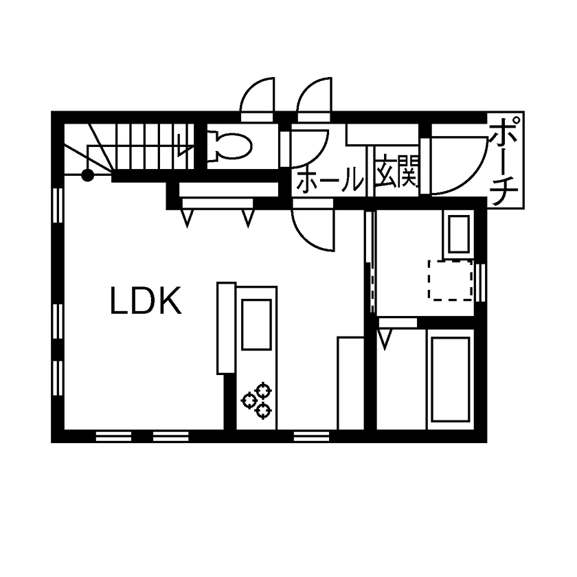 【SUUMO】 【江別市／1000万円台／3LDK】33坪の敷地に建坪20.2坪。ここまでできた快適自由設計の家 - 小林住工 北広島本社の建築実例詳細 | 注文住宅
