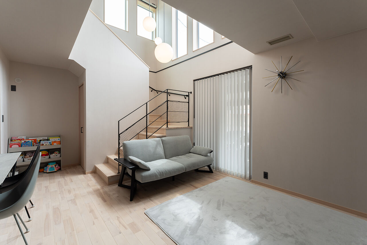 【SUUMO】 【2000万円台/30坪台/3LDK/2階建て/全館空調】吹き抜けリビングのある洗練された家 - タカノホーム 富山第一展示場の建築実例詳細 | 注文住宅