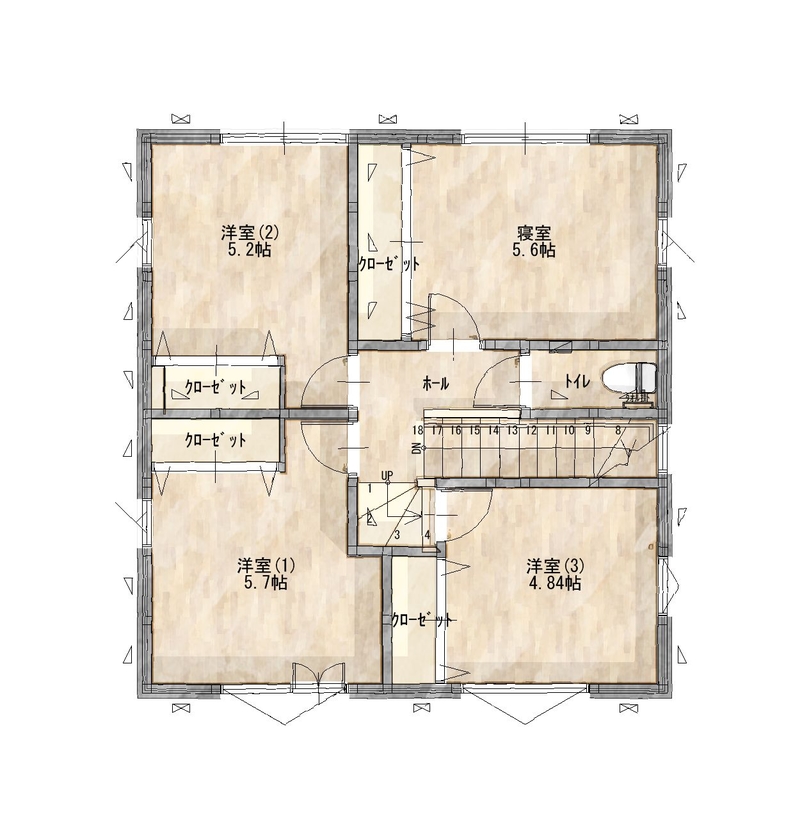 【SUUMO】 【能美市/5LDK/44坪/毎日木の香りや温もりに包まれる】ゆったりと時が流れる家 - タカノホーム 金沢南展示場の建築実例詳細 | 注文住宅