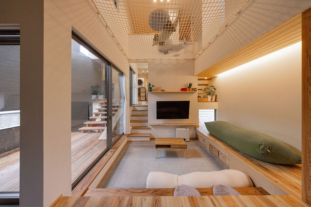 【SUUMO】 【間取り図有｜3000万円台｜3LDK｜建築家と建てる｜浸水対策｜9層フロア構造】家・あそび場 - エアコーポレーション の建築実例詳細 | 注文住宅