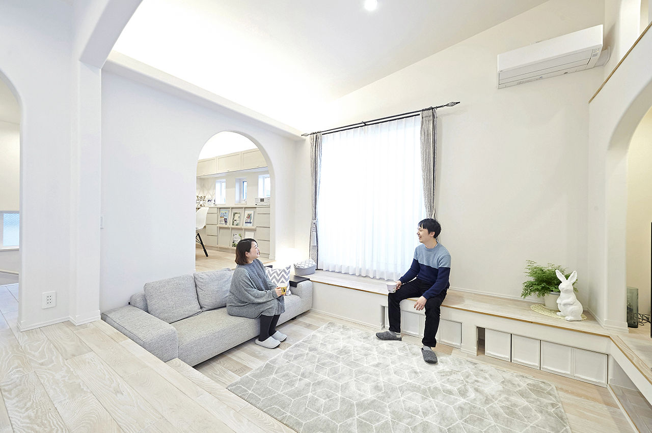 【SUUMO】 【4000万円台/二世帯/3階建/間取り図有】こだわりのフレンチシックスタイルに、家族の絆を育むプランが魅力 - ハスカーサ ポラスグループ グローバルホーム本社の建築実例詳細 ...