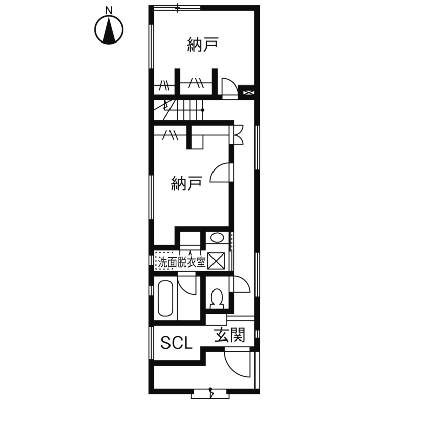 【SUUMO】 【2700万円～2799万円／敷地22.4坪／間取図有】縦の空間を活かして明るく開放的に。間口4m以下の狭小住宅 - フォーライフ の建築実例詳細 | 注文住宅