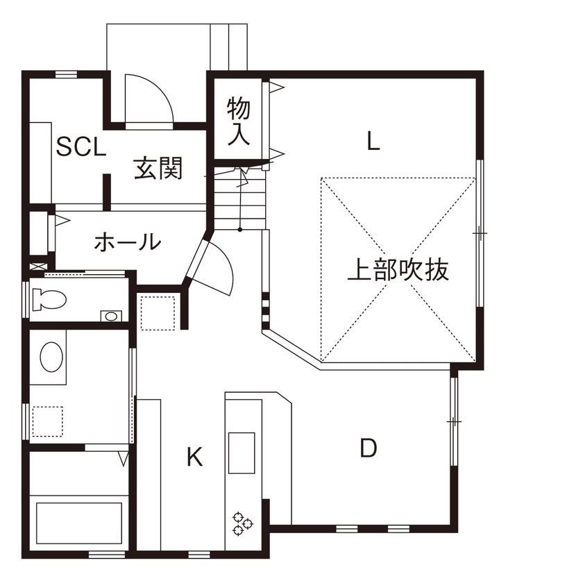 【SUUMO】 【20代×吹き抜け×ダウンフロアリビング】「土地＋建物」で叶えた、陽光が調和するリゾートテイストの家 - HOLIDAYS（ホリデイズ） 緑スタジオの建築実例詳細 | 注文住宅