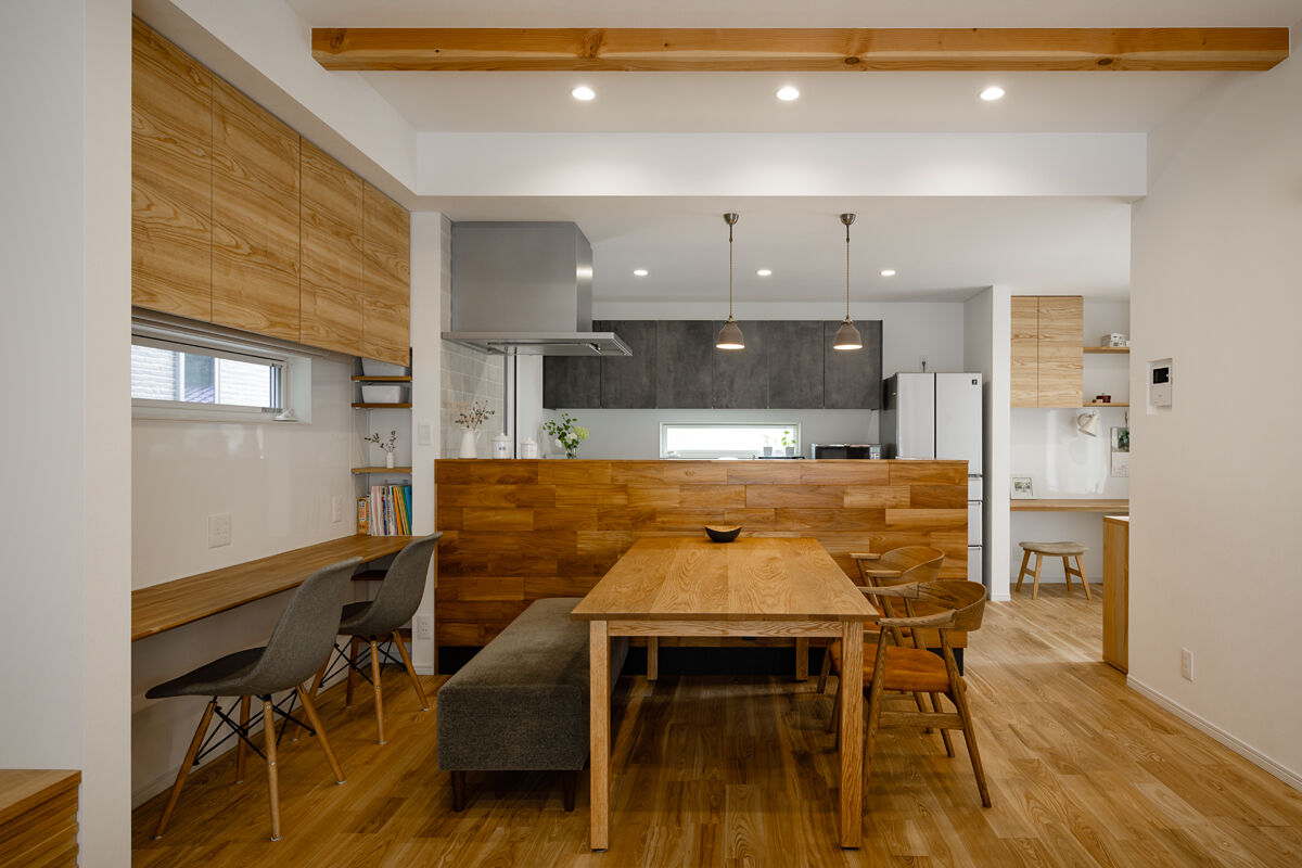 【SUUMO】 【36.5坪／間取り図有】こだわり造作家具と収納力のある和モダンの家 - イチマルホーム の建築実例詳細 | 注文住宅