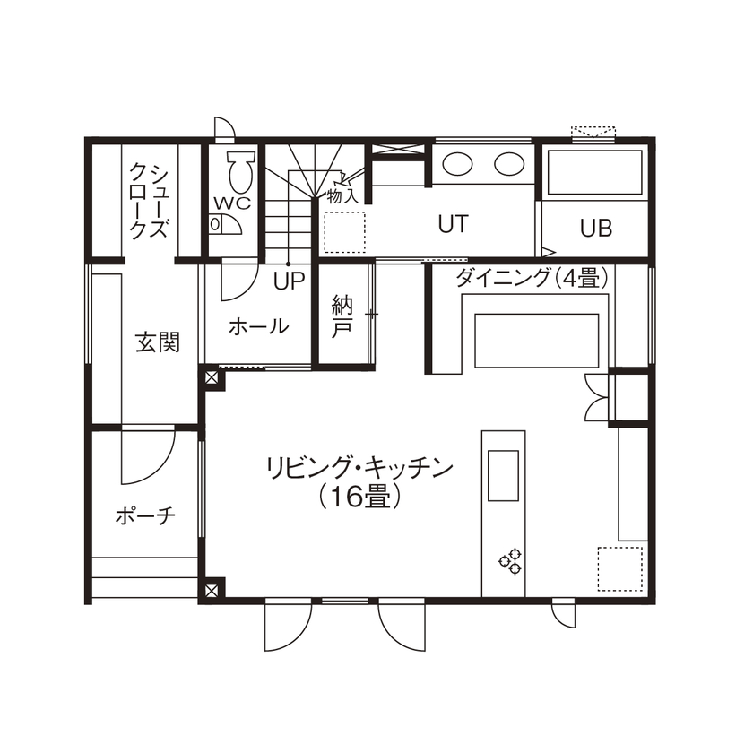 【SUUMO】 【3LDK/33坪】こだわりダイニングの家 - 太平ホーム北海道 の建築実例詳細 | 注文住宅