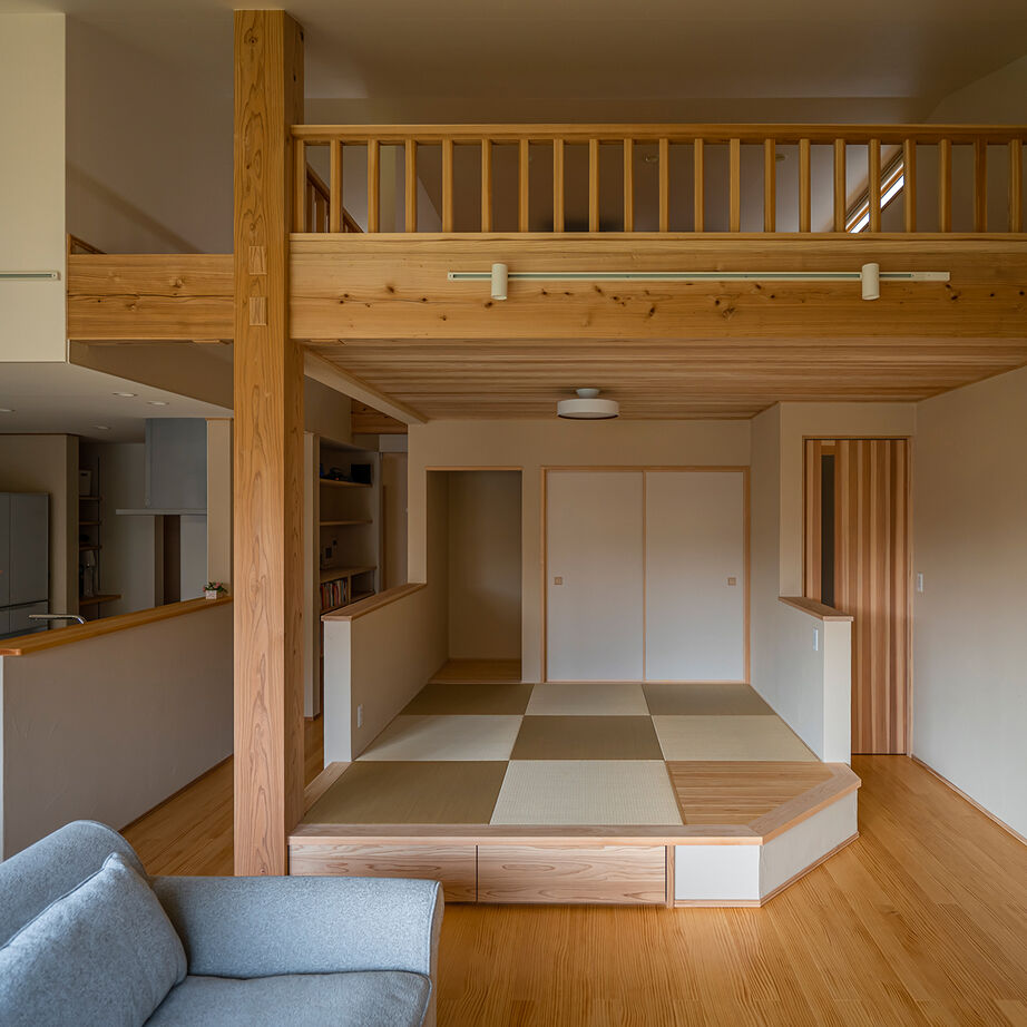 【SUUMO】 【ZEH住宅/47.7坪/平屋/間取り図あり】ストレスフリーな8の字動線。インナーガレージのある家 - エコワークス 福岡オフィスの建築実例詳細 | 注文住宅