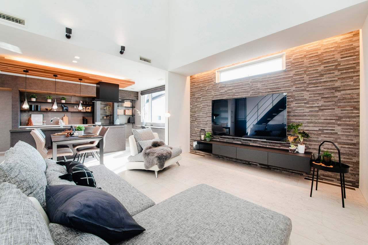 【SUUMO】 【4000万円台｜全館空調｜間取り有】インテリアも住み心地もホテルライク。白・黒・グレーのシンプルモダン - SEIICHI 誠一建設 の建築実例詳細 | 注文住宅