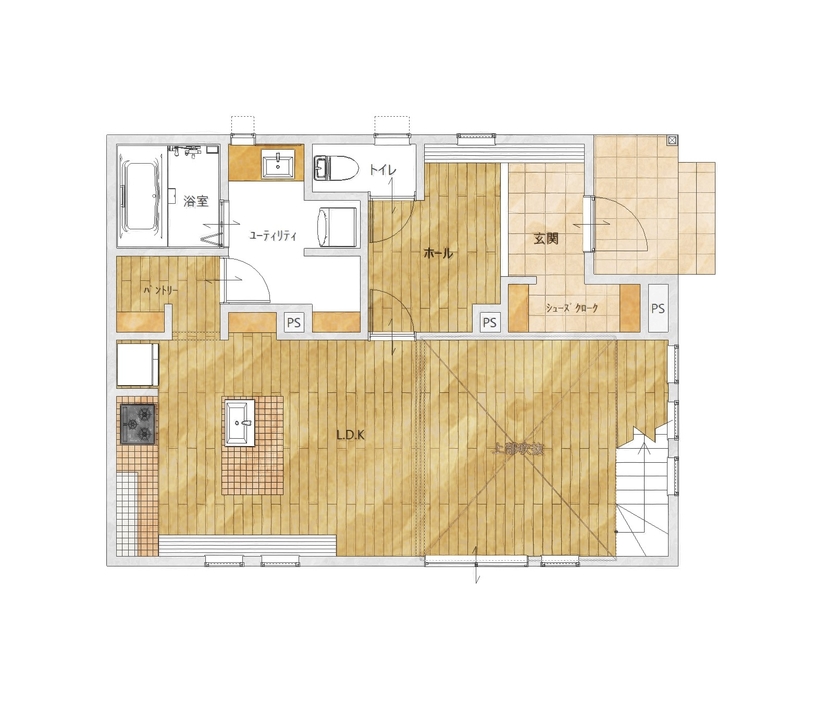 【SUUMO】 【2000万円台/3LDK/32.1坪】リゾートの解放感と快適性能を実現した、吹き抜けのある家 - インターデコハウス新潟/エクセレントホーム の建築実例詳細 | 注文住宅
