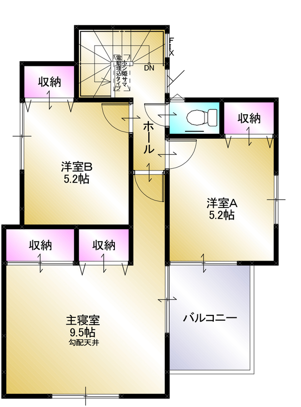 【SUUMO】 【1800万円台／空間を有効に利用した機能的な4LDK】約34坪の土地に、駐車場付のゆとりの住まいを実現 - タクミホーム の建築実例詳細 | 注文住宅