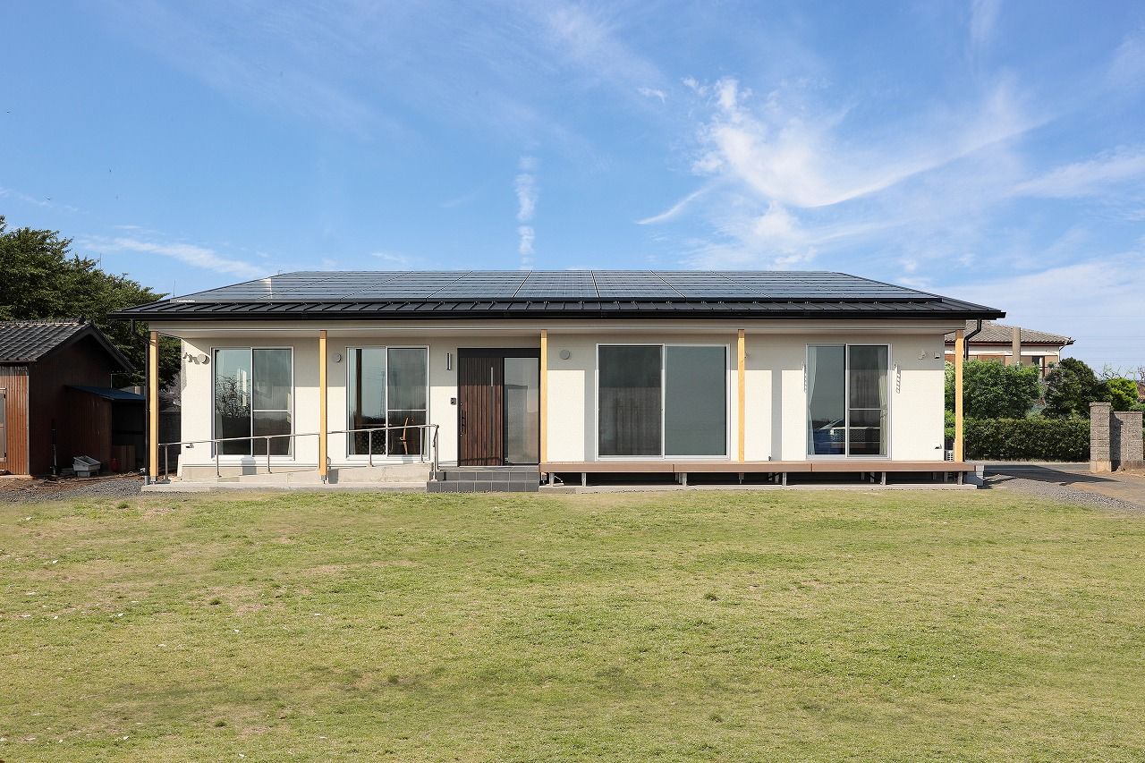 【SUUMO】 【本体価格3000万円/32坪/平屋】機能的な間取りと美しいデザインで叶えた！暮らしやすく便利な平屋 - 平屋工房 やまホーム の建築実例詳細 | 注文住宅