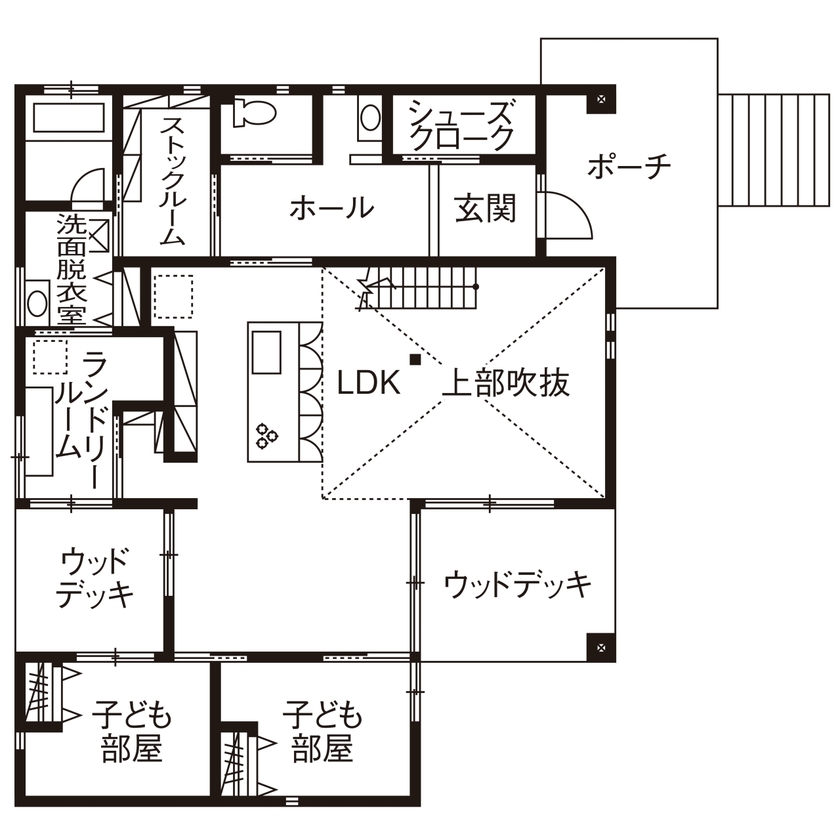 【SUUMO】 【4000万円～/40坪台/間取り図】洗練されたデザイン×遊び空間で、機能性も快適性もプレミアムな住空間 - 近藤建設 展示場の建築実例詳細 | 注文住宅