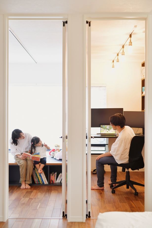 【SUUMO】 【3000万円台/40坪台/間取り図】スキップフロアのファミリーライブラリーで、仲良し家族がつながる家 - 近藤建設 展示場の建築実例詳細 | 注文住宅