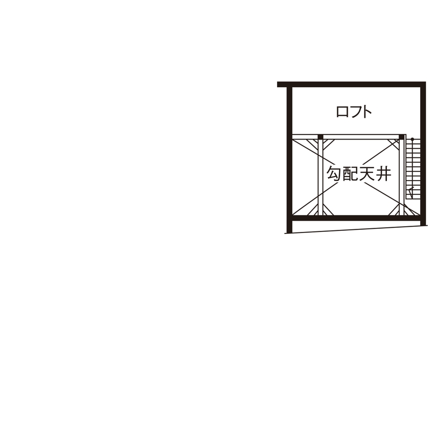 【SUUMO】 【3000万円台│45坪│間取図あり】薪ストーブを備えたアメリカンヴィンテージの平屋。ロフト付きの趣味室も - 近藤建設 展示場の建築実例詳細 | 注文住宅