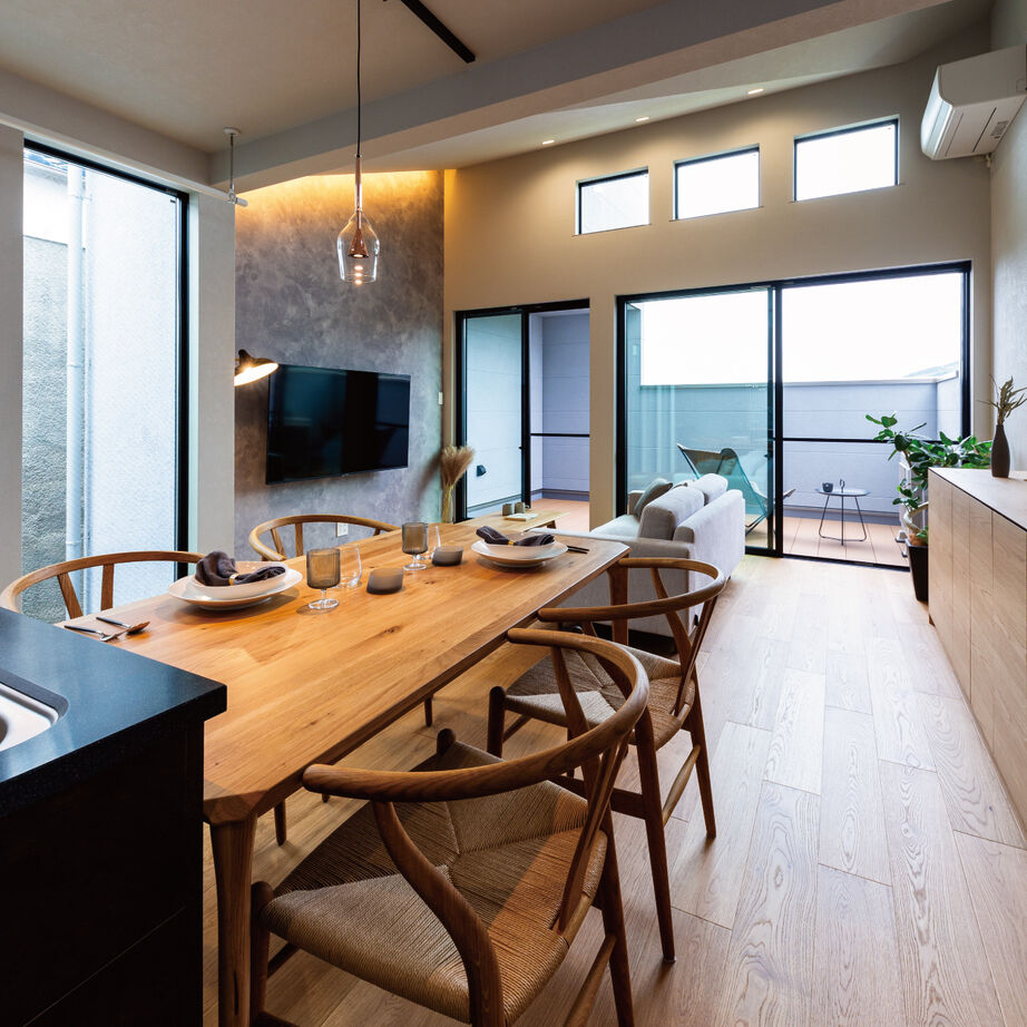 【SUUMO】 【32坪/奥行のある土地/中庭】四季を楽しむ家 - ハウスアップ の建築実例詳細 | 注文住宅