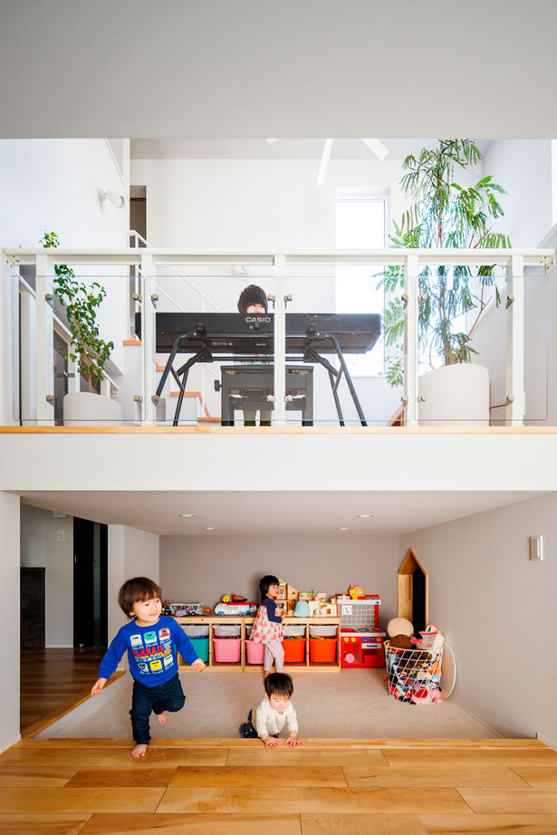 【SUUMO】 【3200万円/36坪/間取り図あり】4人の子どもがすくすく育つスキップフロアのLDK。家事ラク・育児プランも - TAINN DESIGN 一級建築士事務所 の建築実例詳細 ...