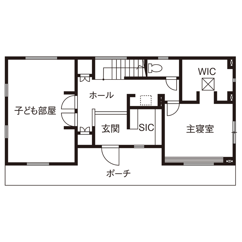 【SUUMO】 【2000万円台|30坪台|間取り|バルコニー】2階LDKで開放感たっぷり。木の質感が心地よいZEH仕様の住まい - 外張り断熱の家 ネスト の建築実例詳細 | 注文住宅