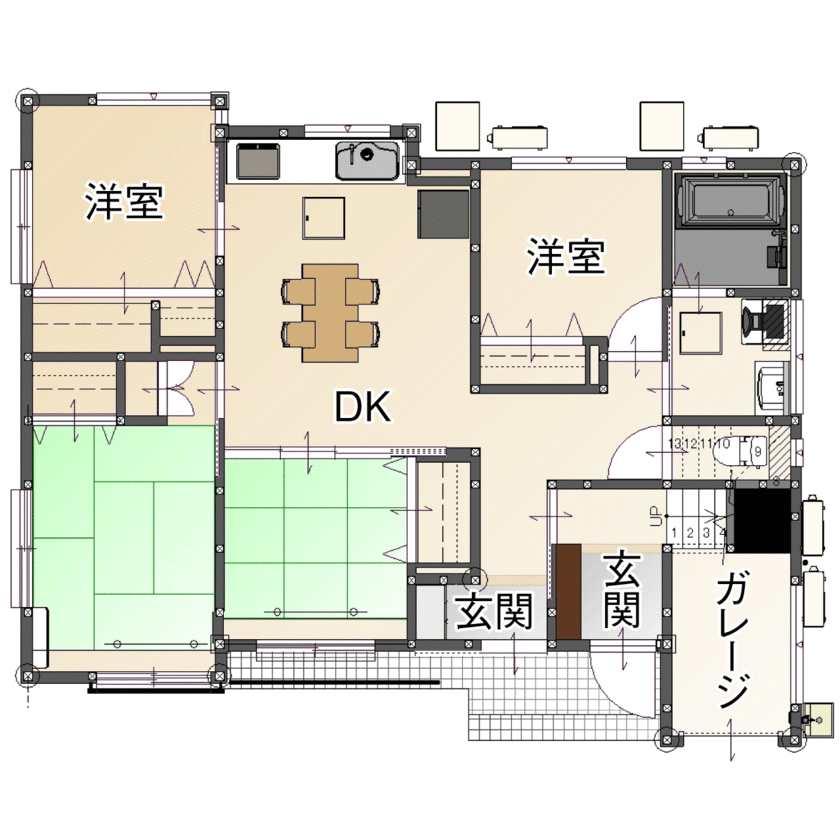 【SUUMO】 【3000万円～3499万円台／二世帯住宅／2階LDK／全館空調】バイクガレージなど、こだわりも叶えた二世帯住宅 - 一級建築士事務所 SARA HOME桜建築事務所 の建築 ...