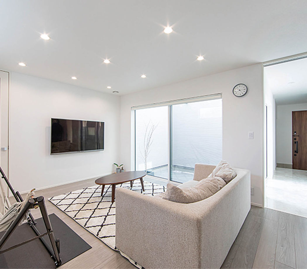 【SUUMO】 【兵庫県/2000万円台/中庭】外出してもすぐに帰りたくなる、理想をカタチにした快適な家 - アイ工務店 本社の建築実例詳細 | 注文住宅