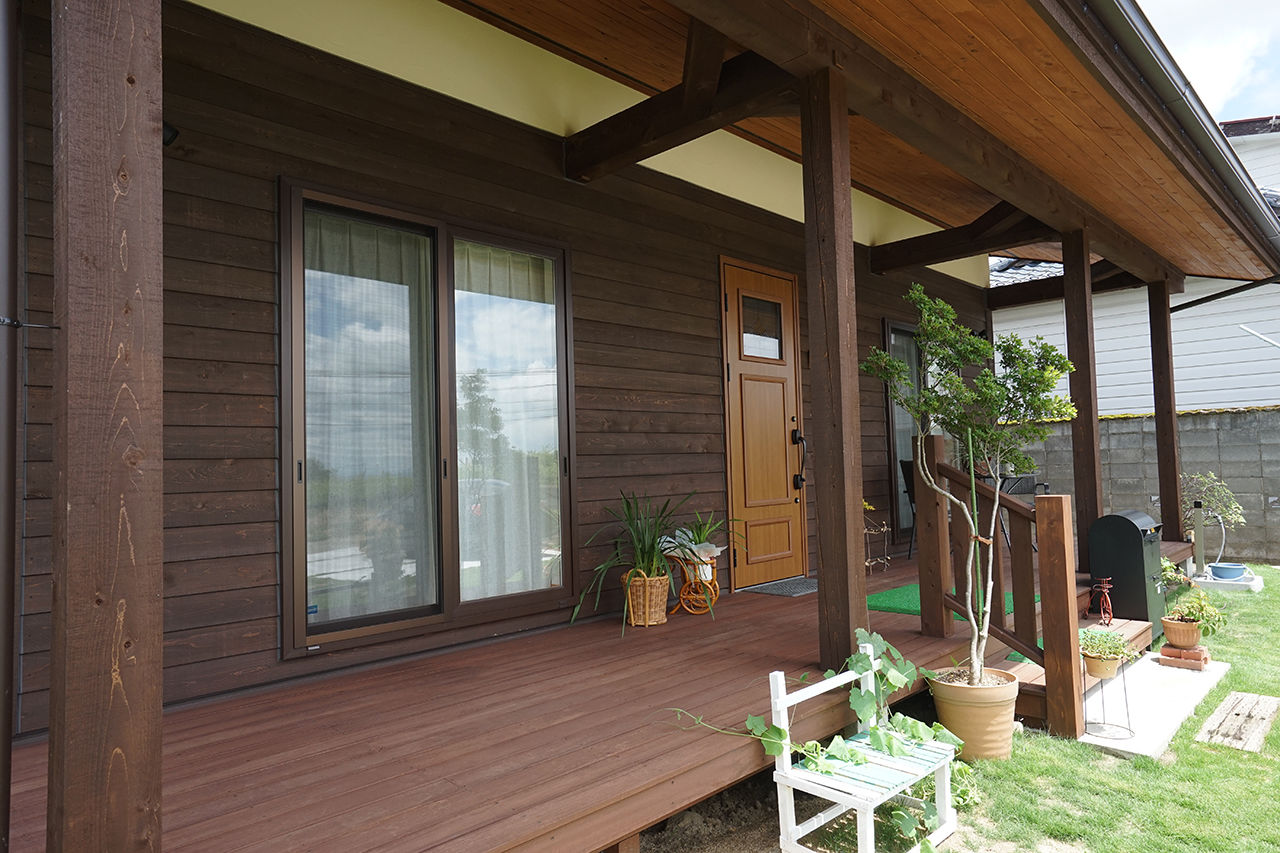 【SUUMO】 【2000万円台/延床37坪/土地59坪】英国製ヴィンテージ家具/独立キッチン/ウッドデッキとガーデニング - Roots工務店 の建築実例詳細 | 注文住宅