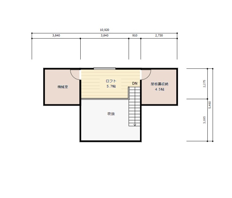【SUUMO】 【全館空調/3000万円台/飯田市/平屋/3LDK/30坪】1.5階建て ロフトのある平屋 - U建築 飯田常設展示場の建築実例詳細 | 注文住宅