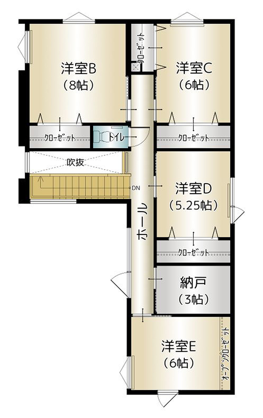 【SUUMO】 【苫小牧市/5LDK間取図/3世代】家族それぞれが快適に。心地よさとシンプルが調和する理想の住まい - 住研ハウス の建築実例詳細 | 注文住宅