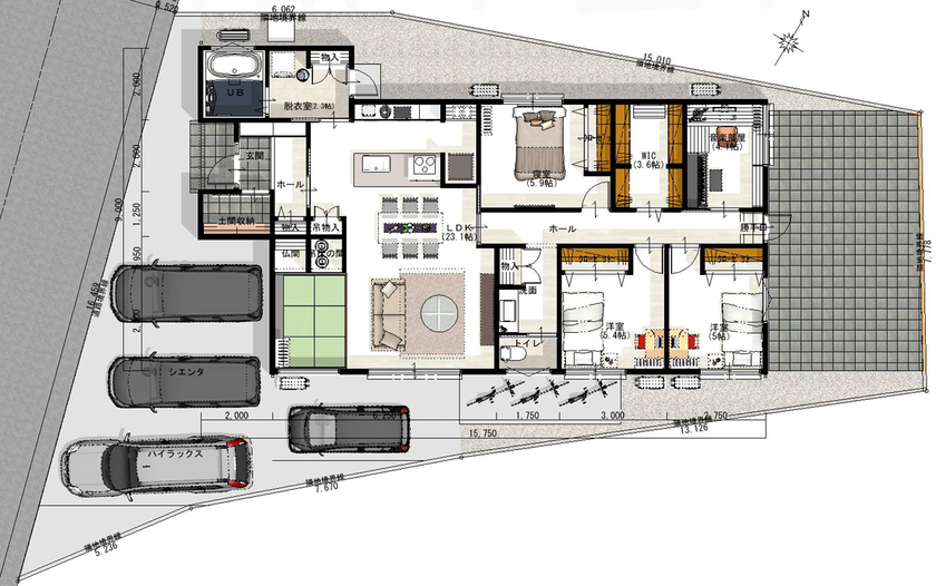 【SUUMO】 【平屋/3,000万円台/テクノ工法//間取り図】高性能なZEH平屋。家族や仲間と音楽を聴きながらBBQを楽しむ - 昭和ハウジング泉州・パナソニックビルダーズグループ 本社の ...