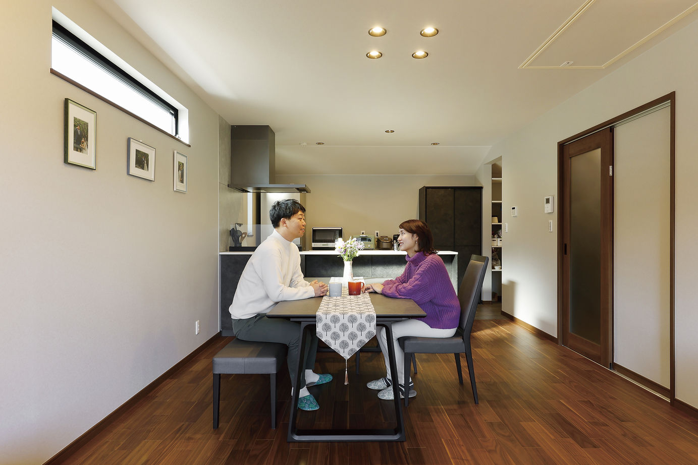 【SUUMO】 【2000万円台／2階LDK／バルコニー／間取り図有】二人で過ごすLDKを広く、開放的に!「帰りたくなる家です」 - 角屋ハウジング の建築実例詳細 | 注文住宅