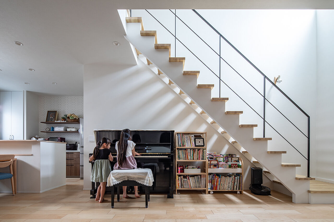 【SUUMO】 【3000万円台/木漏れ日のリビング/115.75平米/間取り図有】明るくて暖かい家で手に入れた、憧れの毎日 - 日興ホーム 東広島営業所の建築実例詳細 | 注文住宅