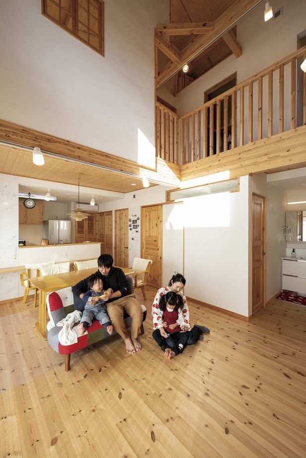 【SUUMO】 【30坪/2LDK＋フリースペース】家族の想いに寄り添う家づくり遊びゴコロのある無垢材の家 - 大和屋 の建築実例詳細 | 注文住宅