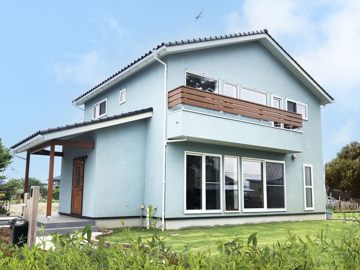 【SUUMO】 【2000万円台/35.6坪/3LDK+書斎】太陽の光だけでぽかぽか！異素材と色使いが光る住まい - 大和屋 の建築実例詳細 | 注文住宅