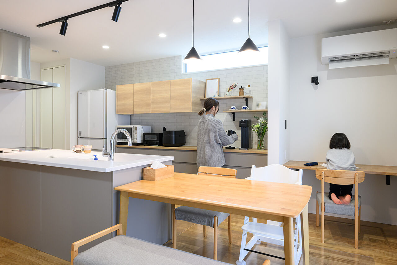 【SUUMO】 【2000万円台前半｜スキップフロア】子どもたちが伸び伸び遊べる空間づくり。耐震性もしっかりと - アート建工 米子店の建築実例詳細 | 注文住宅