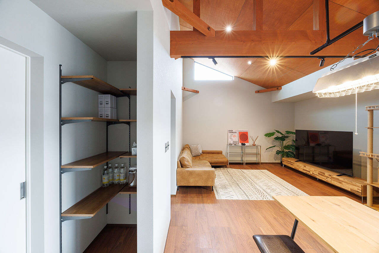 【SUUMO】 【30.4坪｜平屋｜20代】こだわったのは、おしゃれと開放感。上質な空間で堪能する寛ぎの時間は何より！ - アート建工 米子店の建築実例詳細 | 注文住宅