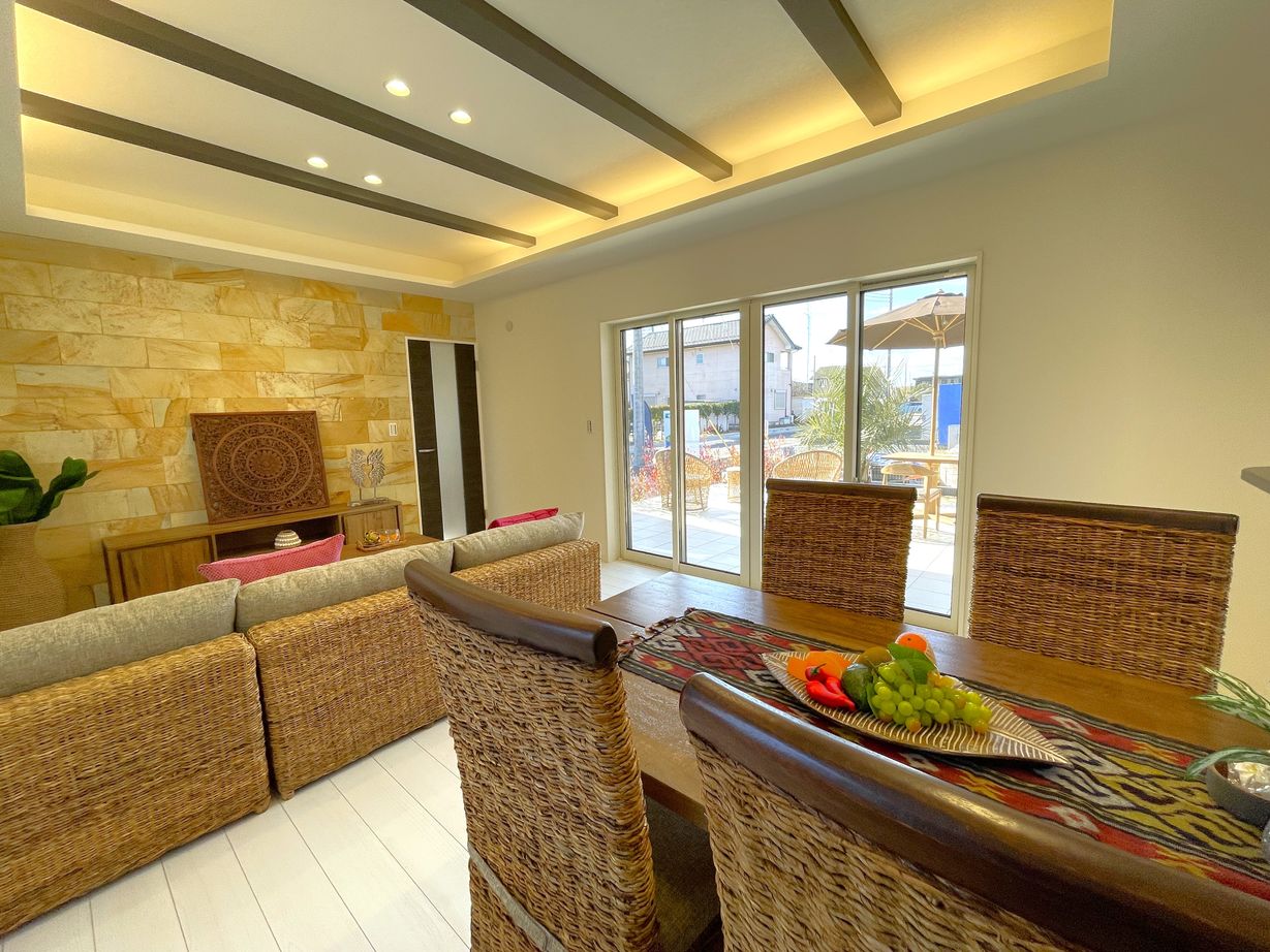 【SUUMO】 【本体価格1995万円/29坪/平屋】アジアンリゾートを日常に感じる平屋の住まい - Kayu style ハウス の建築実例詳細 | 注文住宅