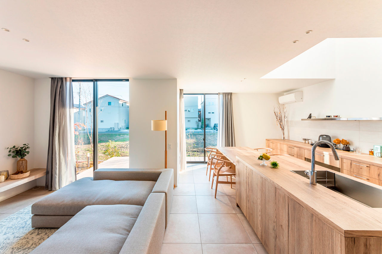 【SUUMO】 【30坪台｜2000万円台｜中庭｜間取り有】南側が隣家とは思えない明るさ。それぞれの居場所がある家 - リグスタイルカンパニー の建築実例詳細 | 注文住宅