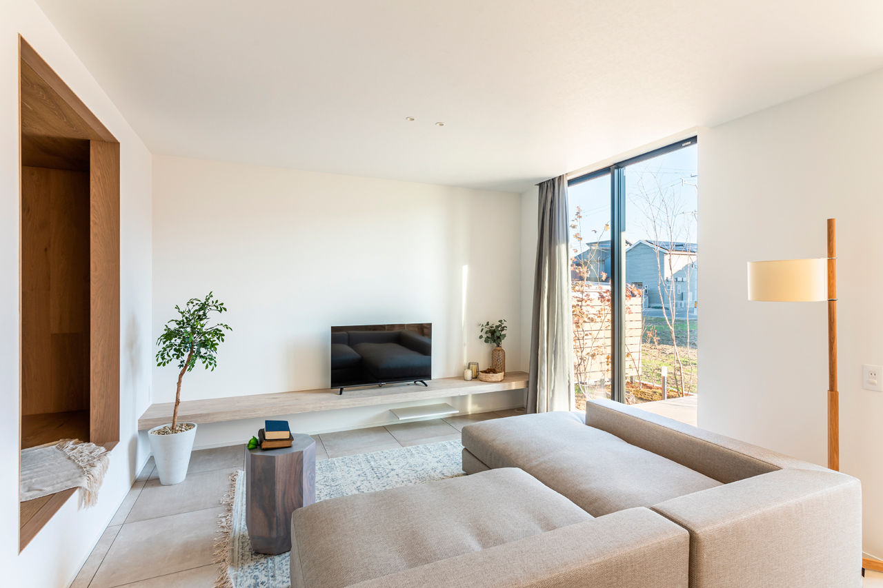 【SUUMO】 【30坪台｜2000万円台｜中庭｜間取り有】南側が隣家とは思えない明るさ。それぞれの居場所がある家 - リグスタイルカンパニー の建築実例詳細 | 注文住宅