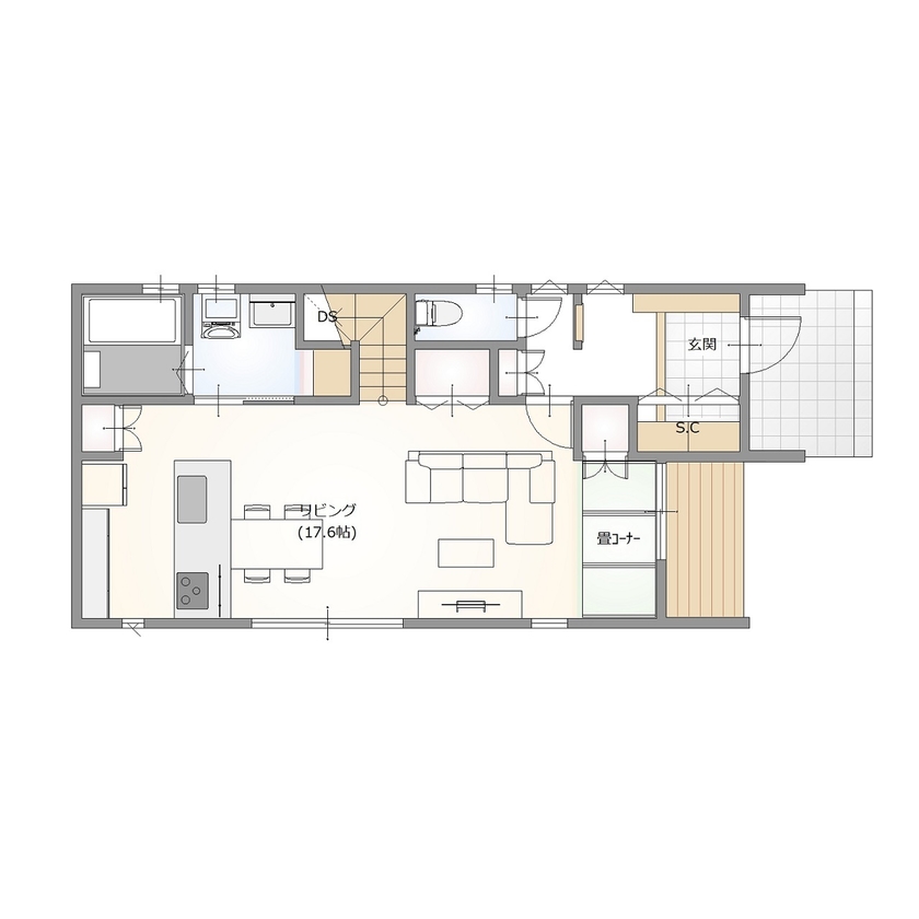 【SUUMO】 【3LDK／畳コーナー】重厚感のある落ち着きのある住まい - 東海住宅 仙台建築部の建築実例詳細 | 注文住宅