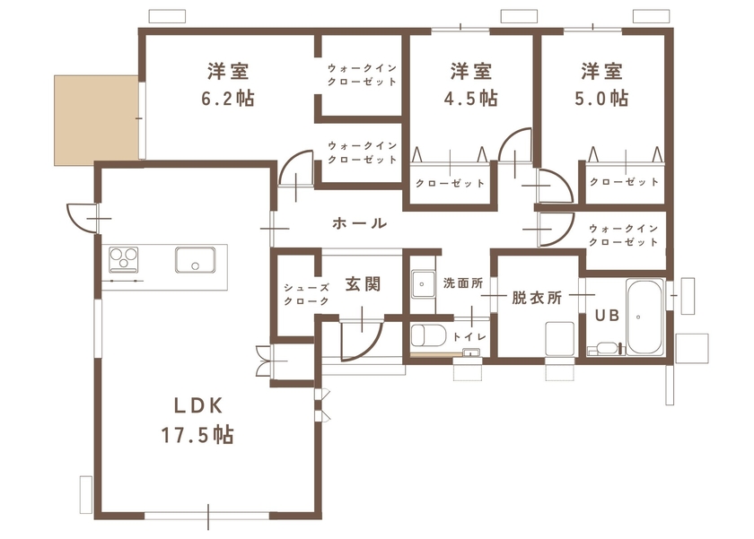 【SUUMO】 【3LDK/ホテルライク/木の家】20代の建築士が建てたこだわりの平屋 - コスモホーム の建築実例詳細 | 注文住宅