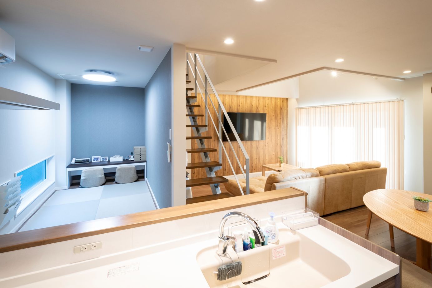 【SUUMO】 【3000万円台/167.06平米/間取り図有】収納や家事動線に特にこだわった、夏も冬も快適に暮らせる二世帯住宅 - タマホーム の建築実例詳細 | 注文住宅