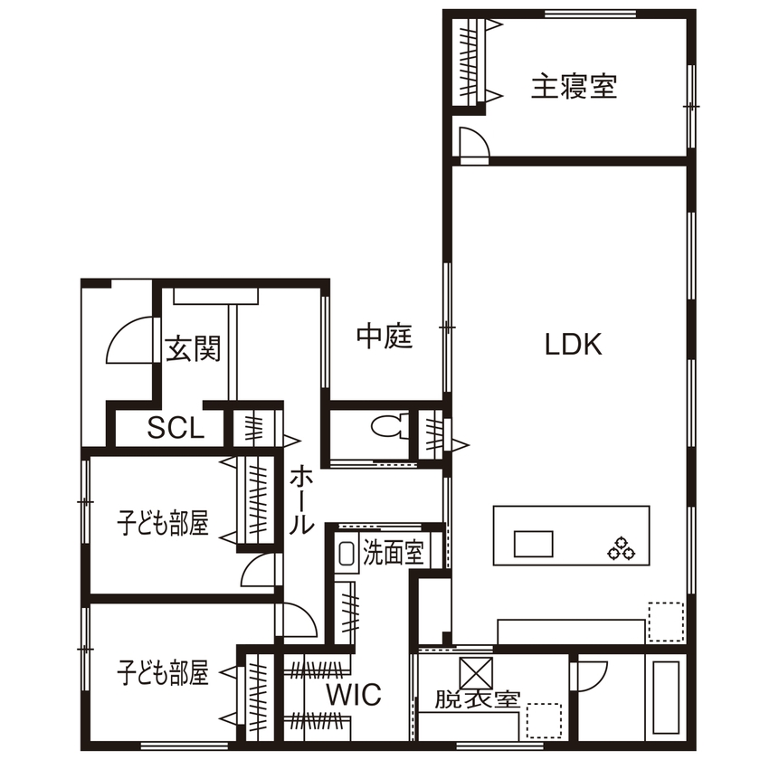 【SUUMO】 【2000万円台/112.41平米/間取り図有】「ホテルライク」にこだわった、美しく機能的な平屋の住まい - タマホーム の建築実例詳細 | 注文住宅