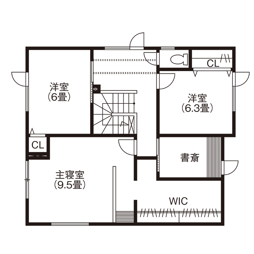 【SUUMO】 【札幌市/4LDK/30坪台/全室床暖房/間取り図有】景観に合わせた提案。子どもがすくすくと育つ家 - 北海荘建 の建築実例詳細 | 注文住宅