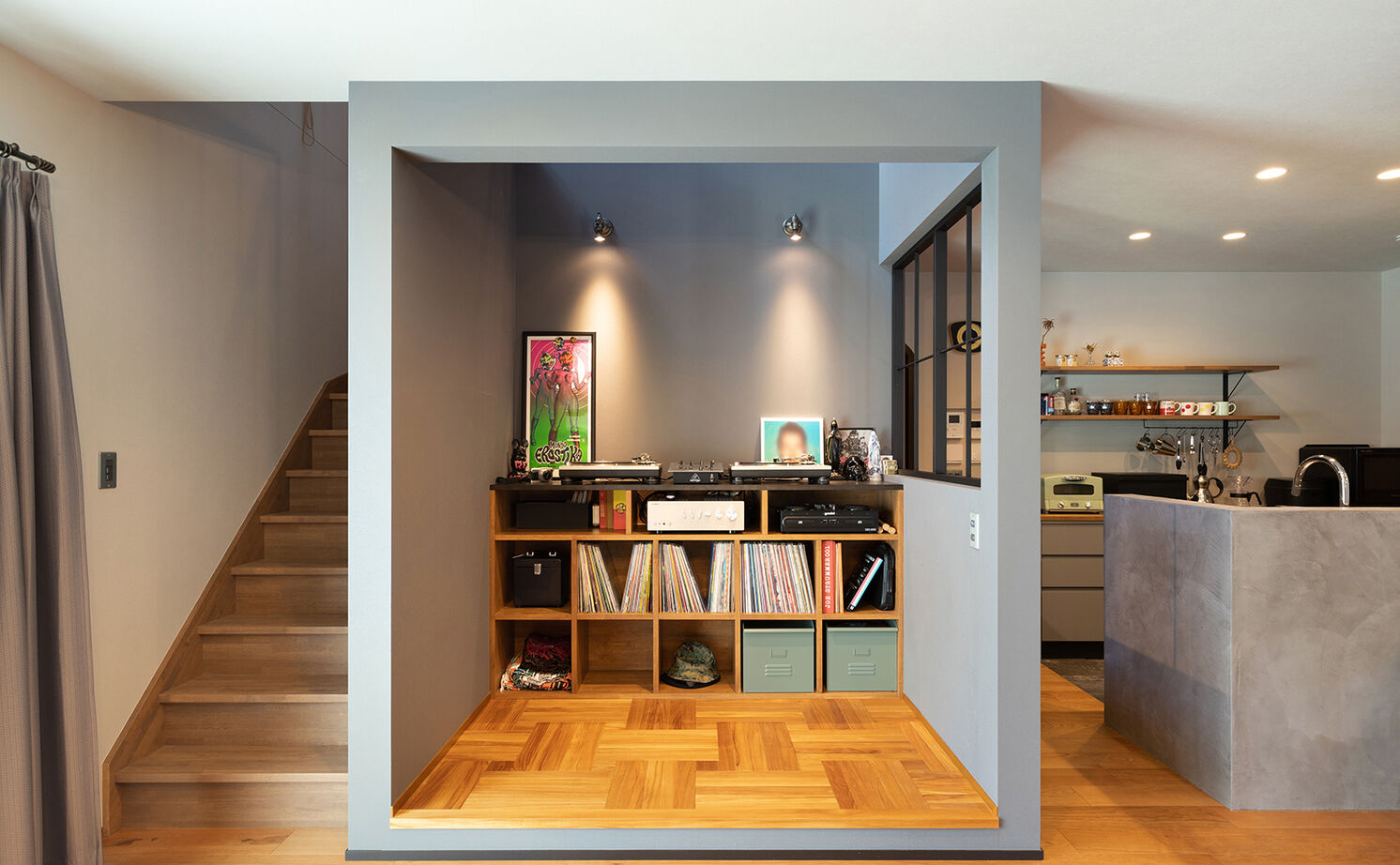 【SUUMO】 【ヴィンテージ×レトロモダン※間取り図あり】DJブースにチルスペース…好きなものに囲まれた暮らしを実現 - クラシスホーム 緑店の建築実例詳細 | 注文住宅