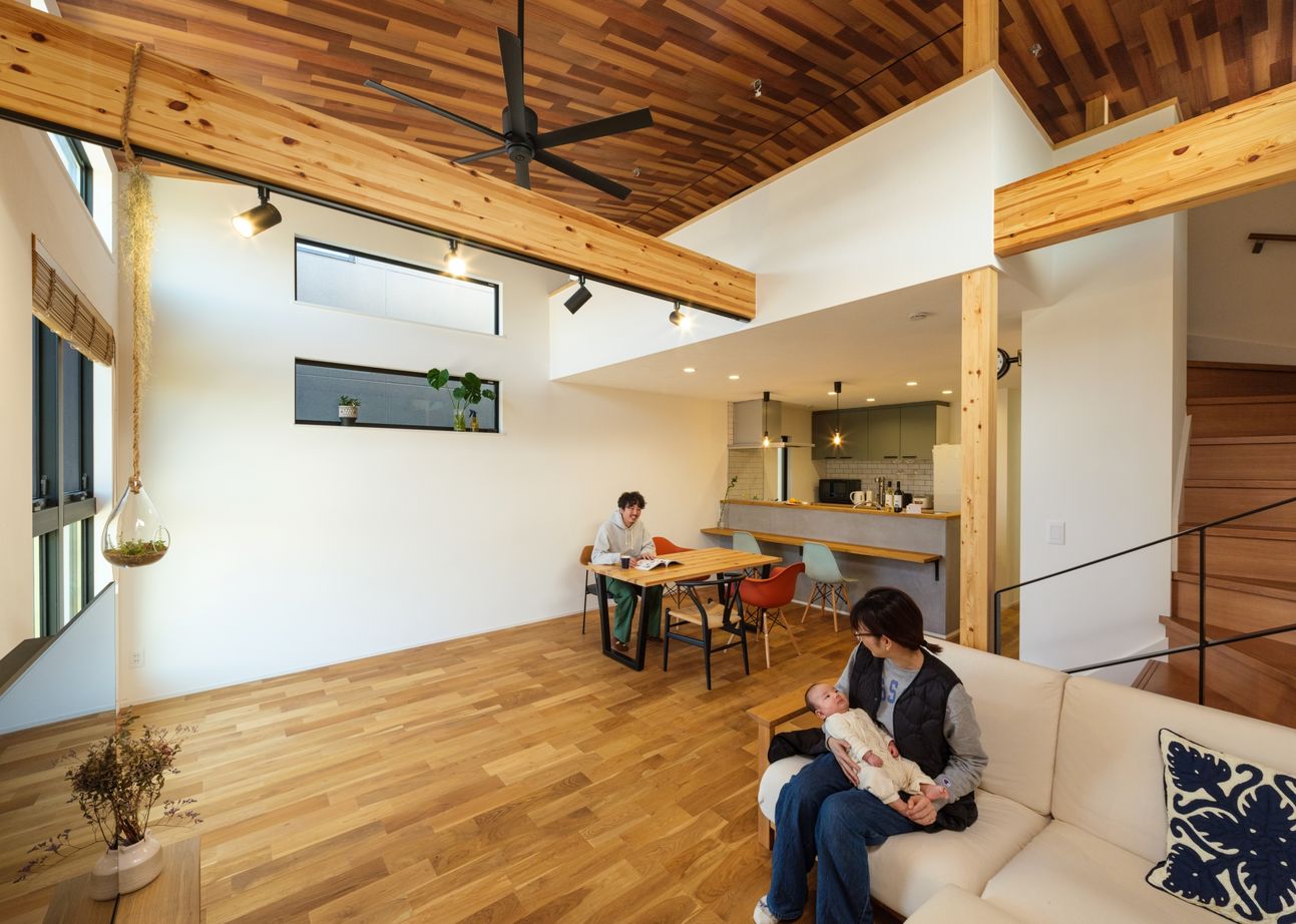 【SUUMO】 【3200万円台/30坪台/間取り図有】三方を住宅に囲まれた敷地に建てた、明るくナチュラルな住みやすい家 - ハウスイズム建築設計事務所 横須賀スタジオ 本社の建築実例詳細 ...