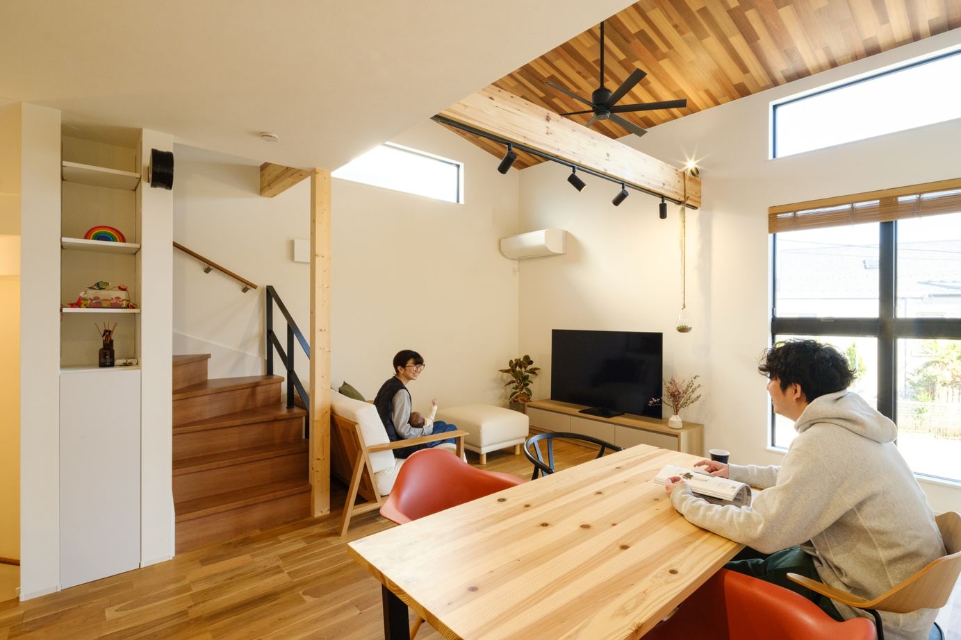 【SUUMO】 【3200万円台/30坪台/間取り図有】三方を住宅に囲まれた敷地に建てた、明るくナチュラルな住みやすい家 - ハウスイズム建築設計事務所 横須賀スタジオ 本社の建築実例詳細 ...