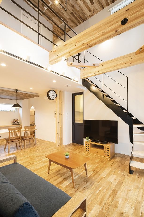 【SUUMO】 【本体価格2400～2500万円 /吹き抜け/ 41.2坪】大空間LDKと木の温もり。家族の健やかな日々を叶えた家 - ソーフィールドホーム の建築実例詳細 | 注文住宅