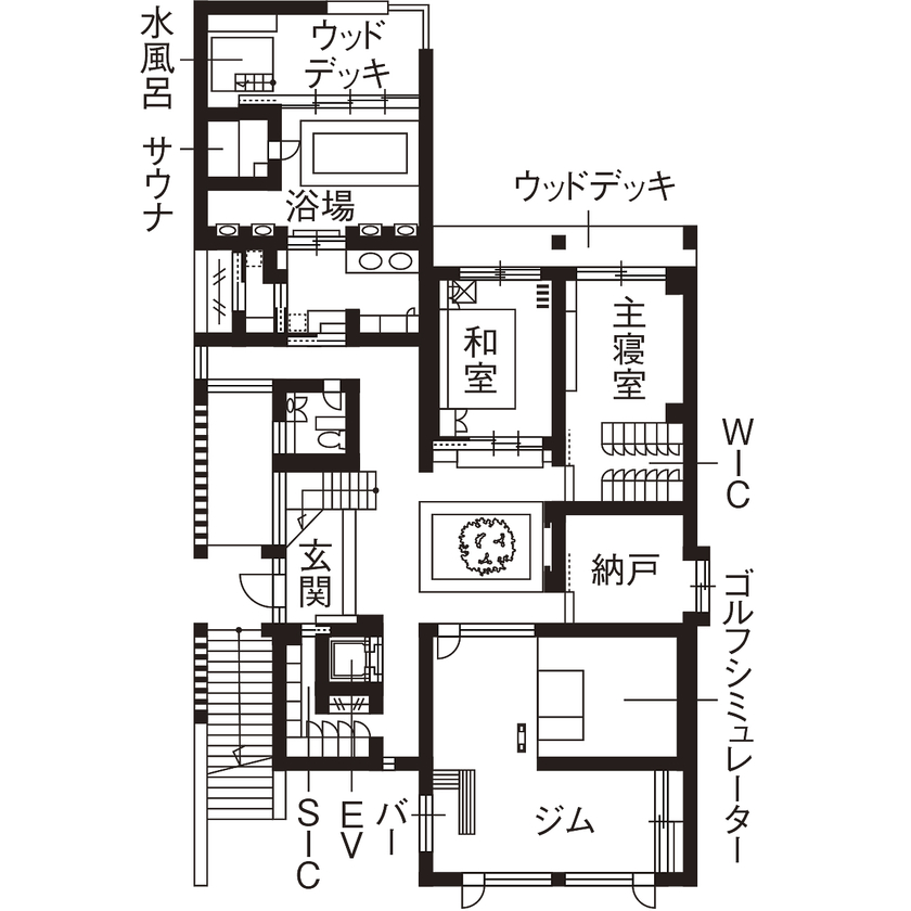 【SUUMO】 【4000万円以上／106.9坪／間取り図有】遊びのスポットがいたるところに！非日常の時間と空間を愉しむ別邸 - 家工房 本店の建築実例詳細 | 注文住宅